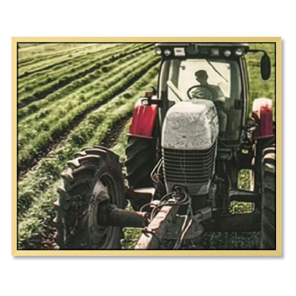 Posters Old Tractor Farm Barn Country Framed Wall Art Print Wall Decor ...