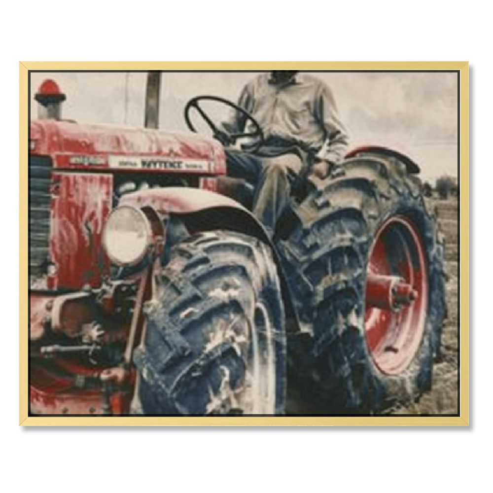 Posters Old Tractor Farm Barn Country Framed Wall Art Print Wall Decor ...