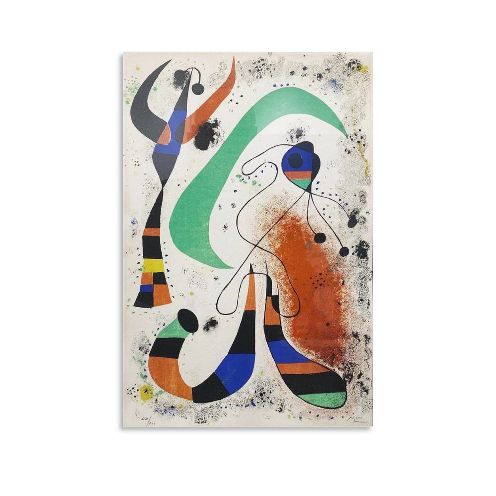 Posters Painter Joan Miró Graffiti 25 Cool Artworks Painting Wall Art ...