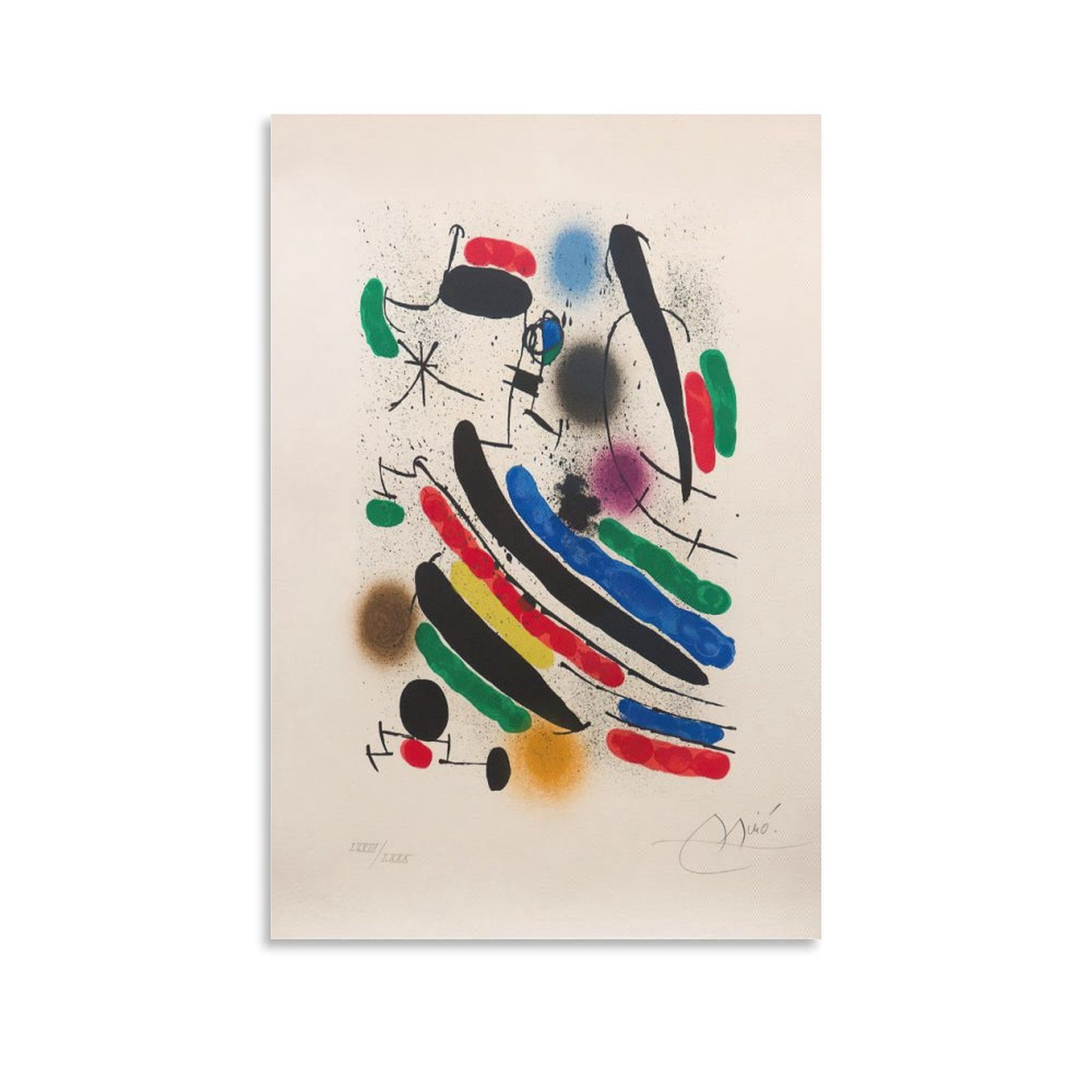 Posters Painter Joan Miró Graffiti 8 Abstract Artworks Picture Print ...