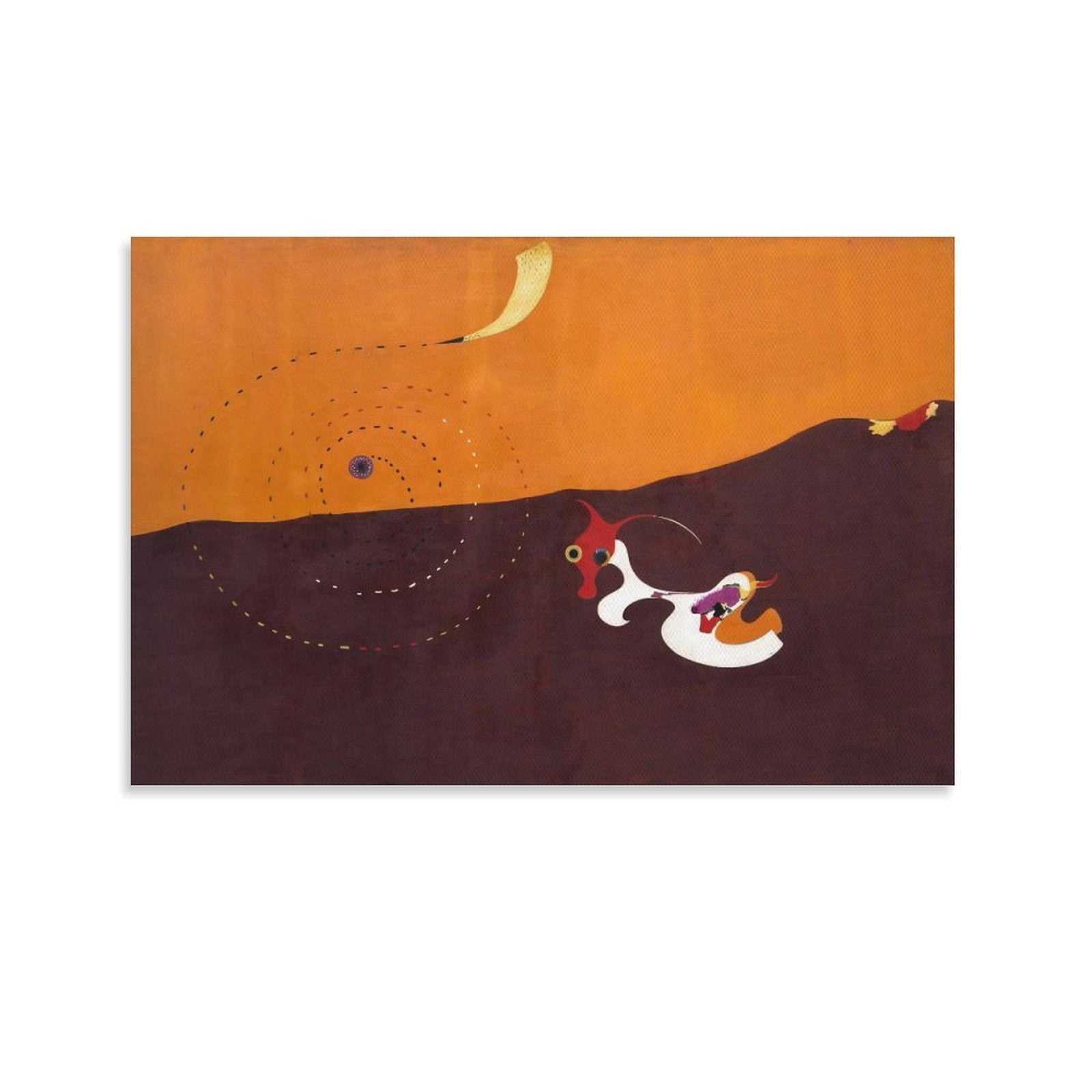 Posters Painter Joan Miró Landscape (The Hare) Abstract Aesthetic Print ...