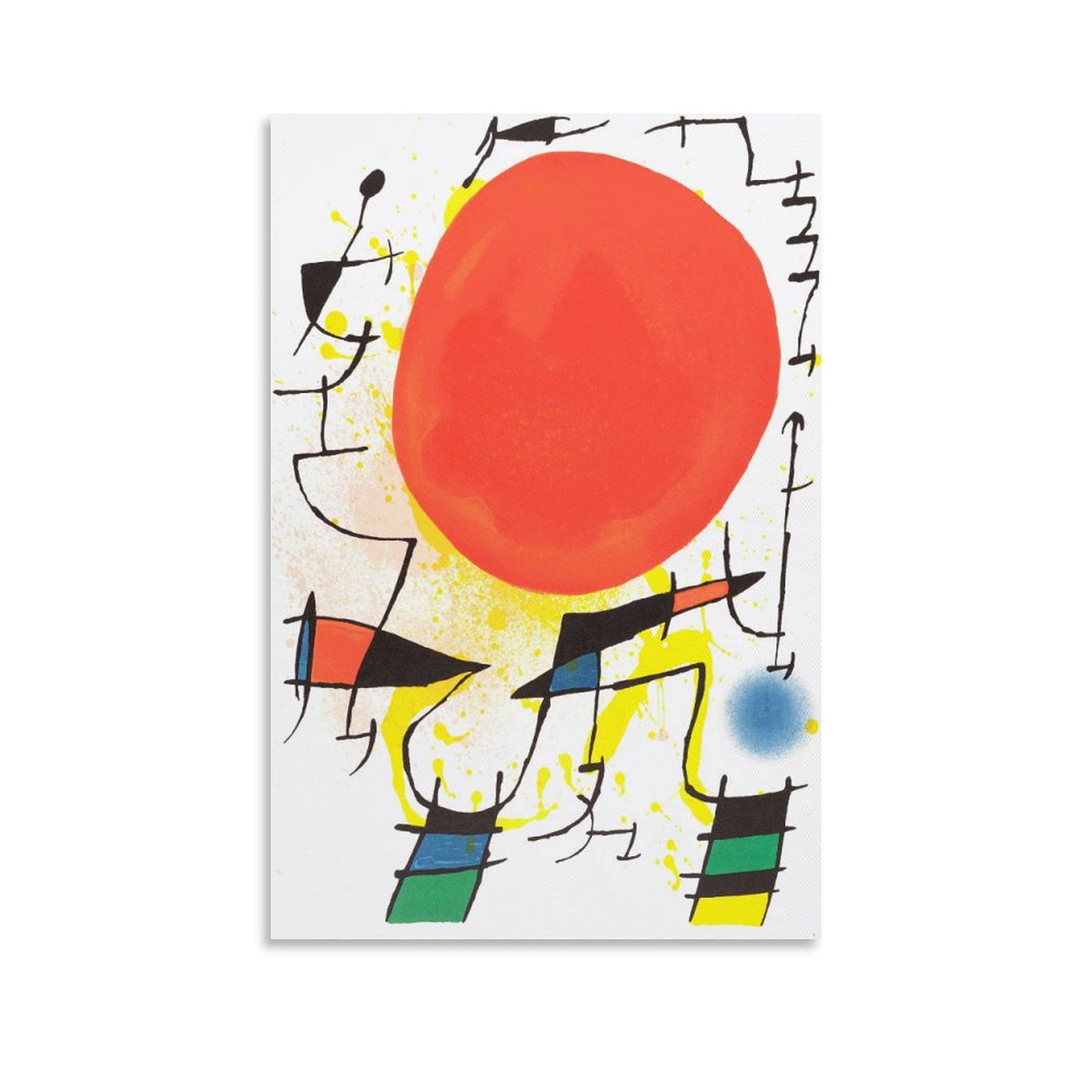 Posters Painter Joan Miró Photo; This Is The Color of My Dreams ...