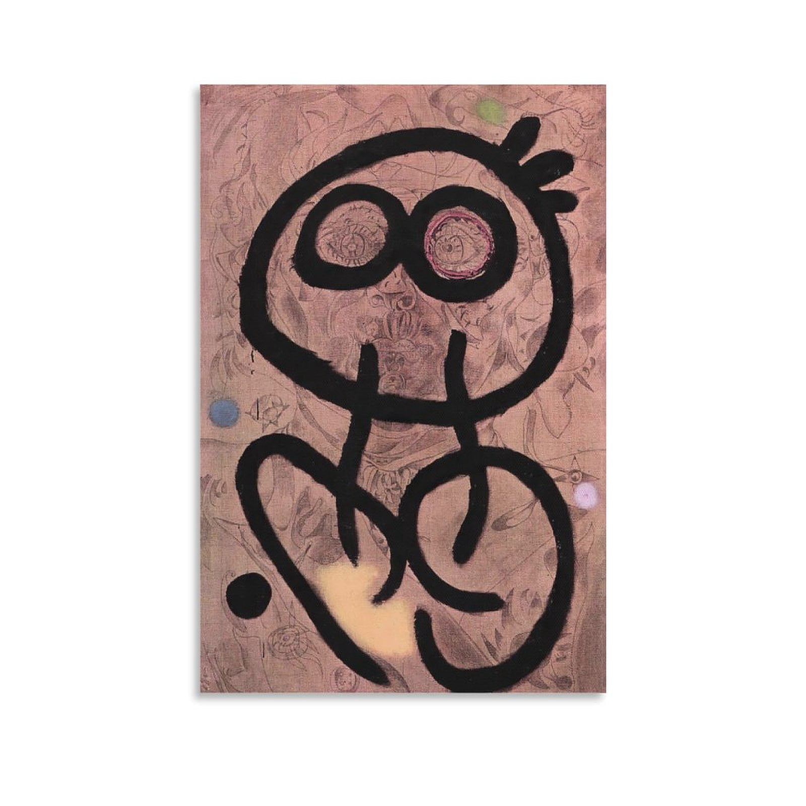 Posters Painter Joan Miró Self-Portrait I Wall Art Prints Photo Picture ...