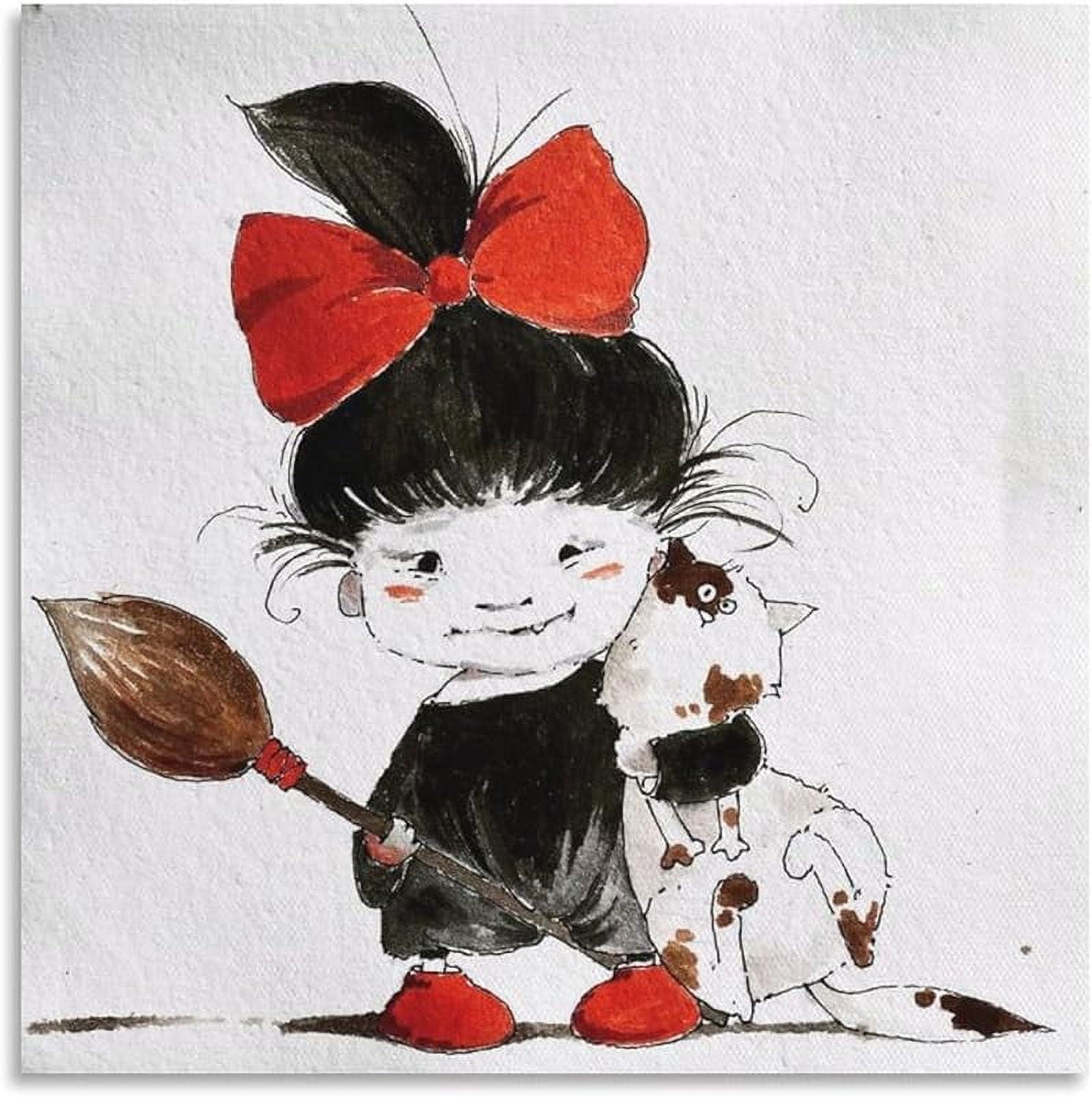 Posters for Room Aesthetic Interest Clingy Cartoon Children's Room ...