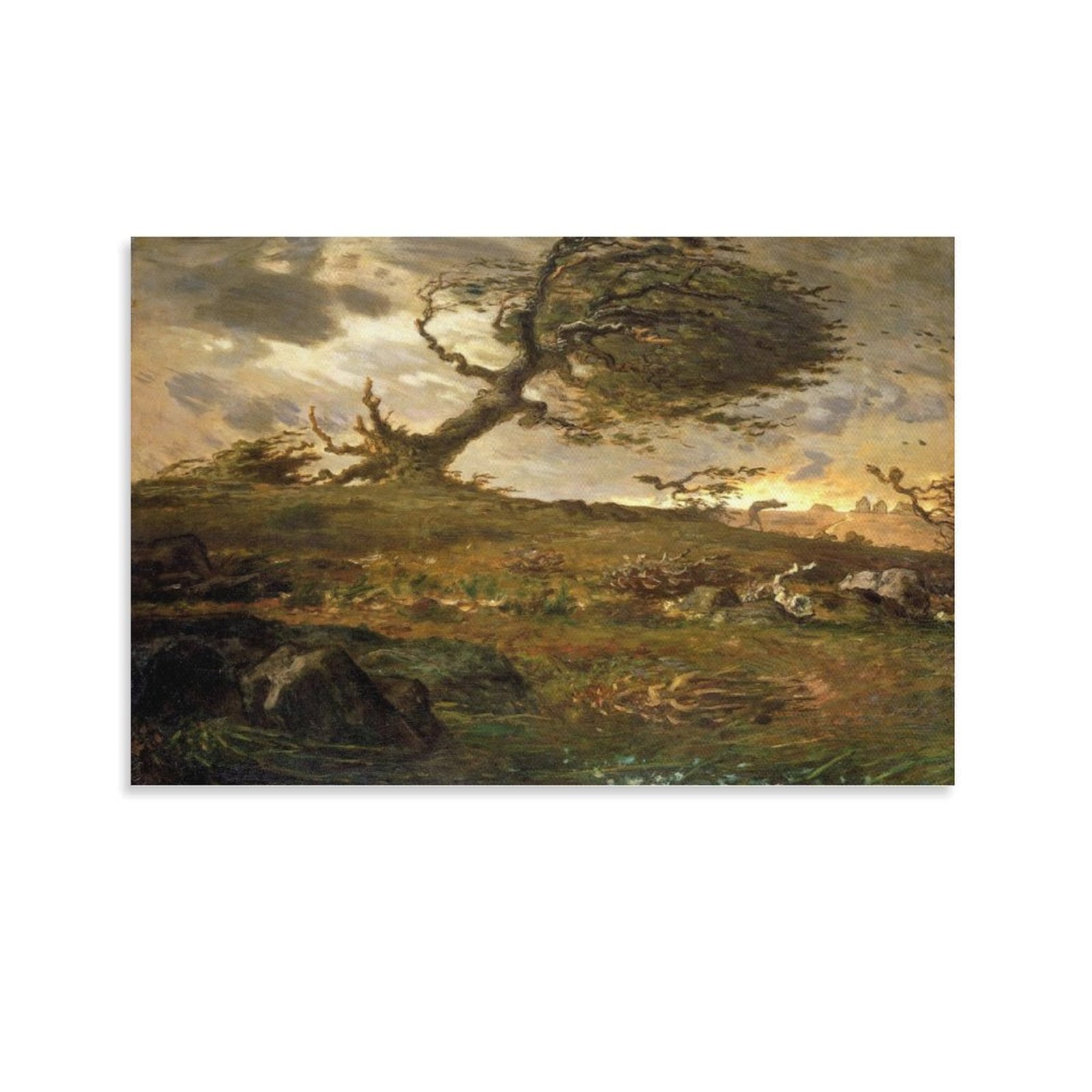 Posters for Room Aesthetic Jean-François Millet Art Work Framed Canvas ...