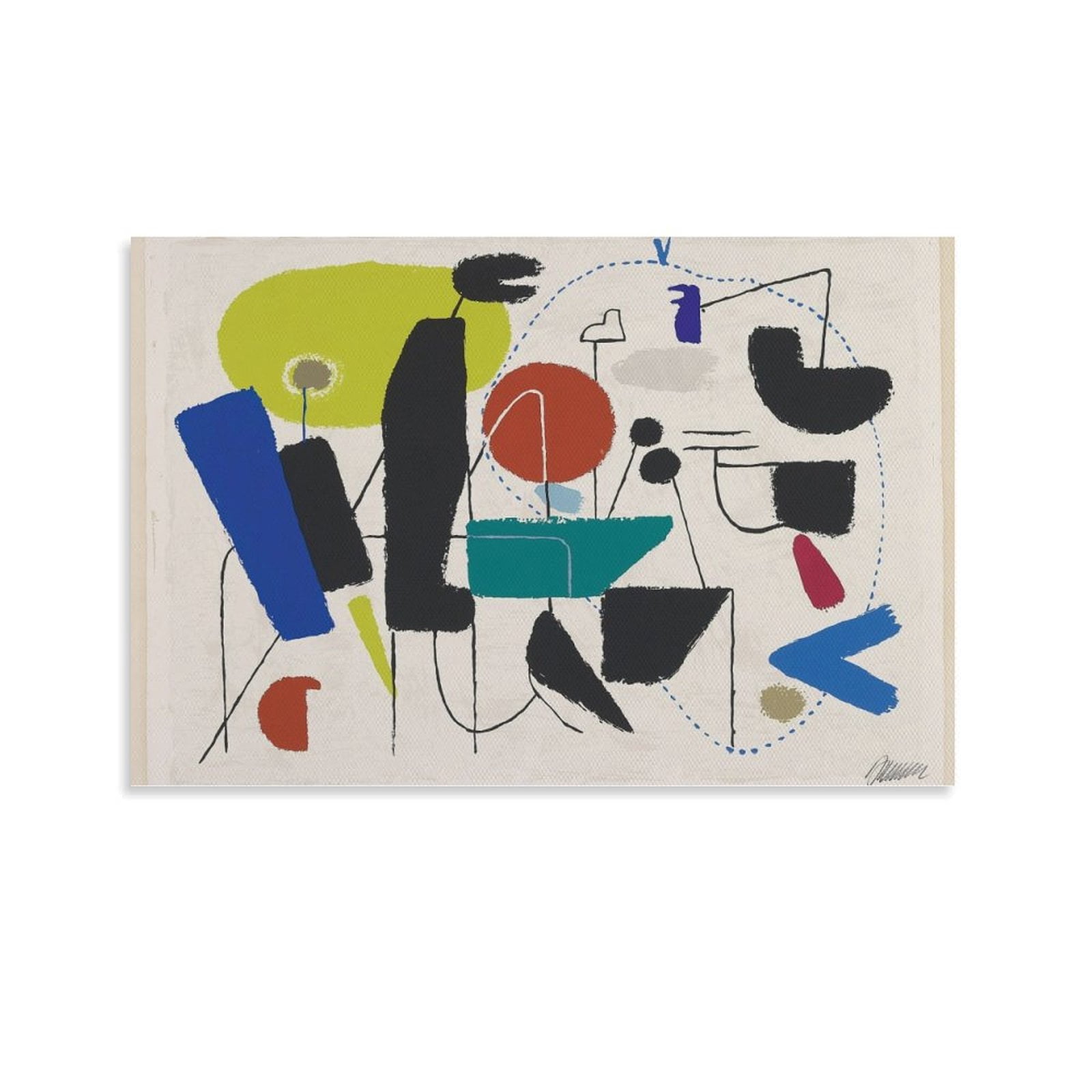 Posters for Room Aesthetic Willi Baumeister Art Canvas Poster Wall Art ...