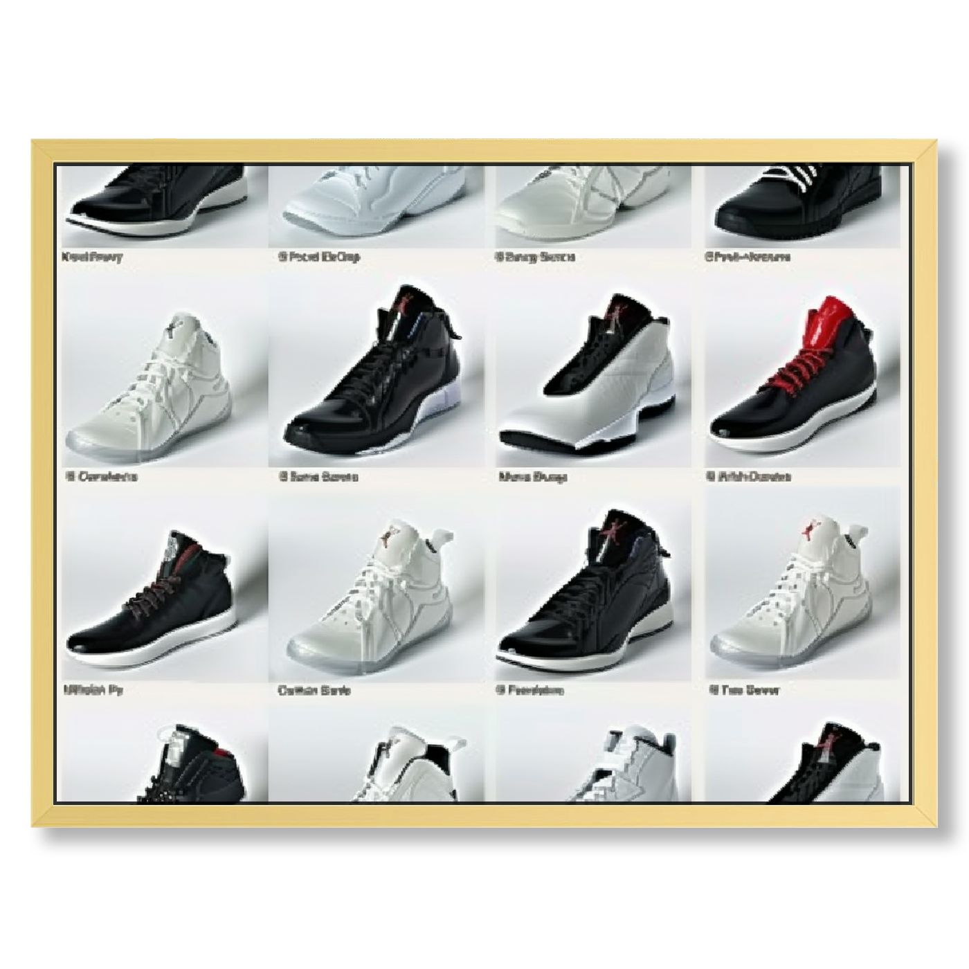 Posters for Guys - Shoes Poster, Wall Art Cool Posters for Guys Bedroom ...