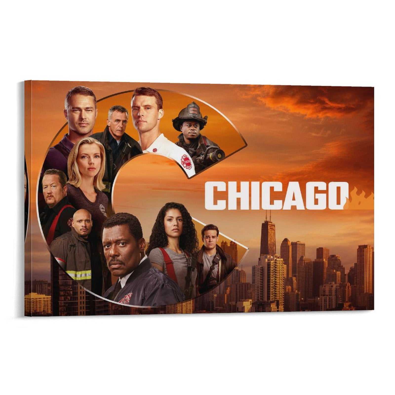 Posters for Room Aesthetic Classic Movie Chicago Fire Gifts Canvas ...