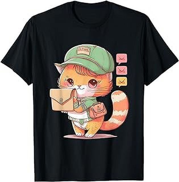 Postman Postal Workers Drops DPS Delivery Carrier Cat T-Shirt - Walmart.com