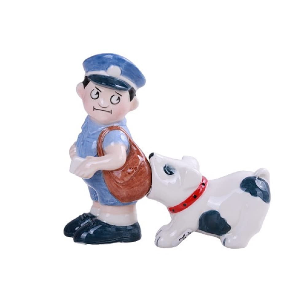 Pacific Giftware Postman and Dog Magnetic Salt and Pepper Shakers ...