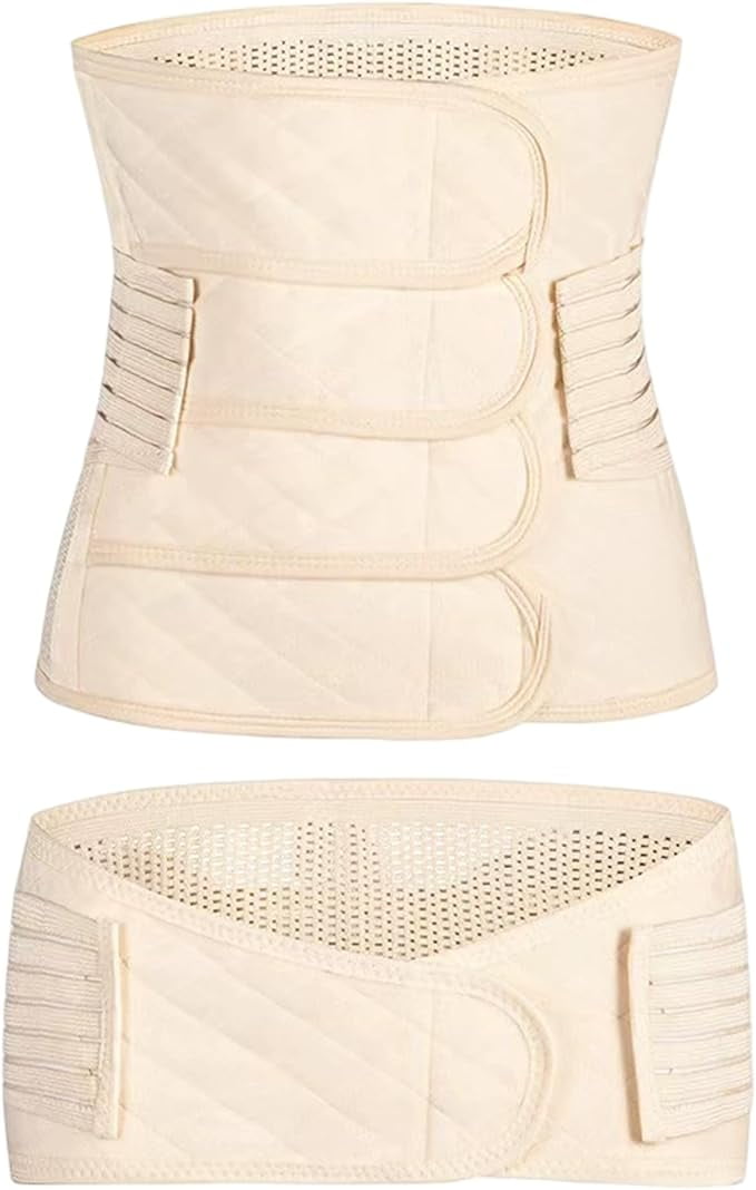 Postpartum Belly Band - 2-in-1 Waist & Pelvis Support Belt for C ...