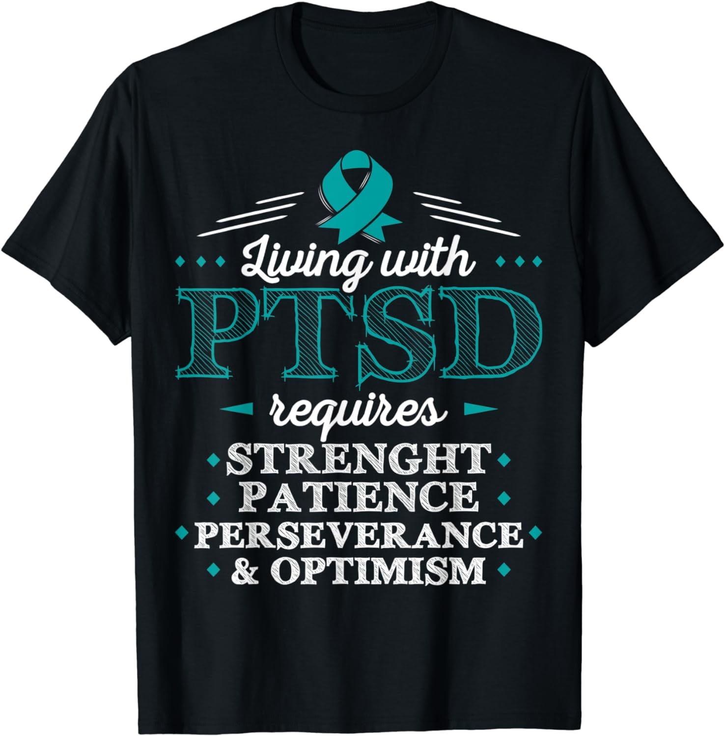 Posttraumatic Stress Disorder T Shirt PTSD TShirt - Walmart.com