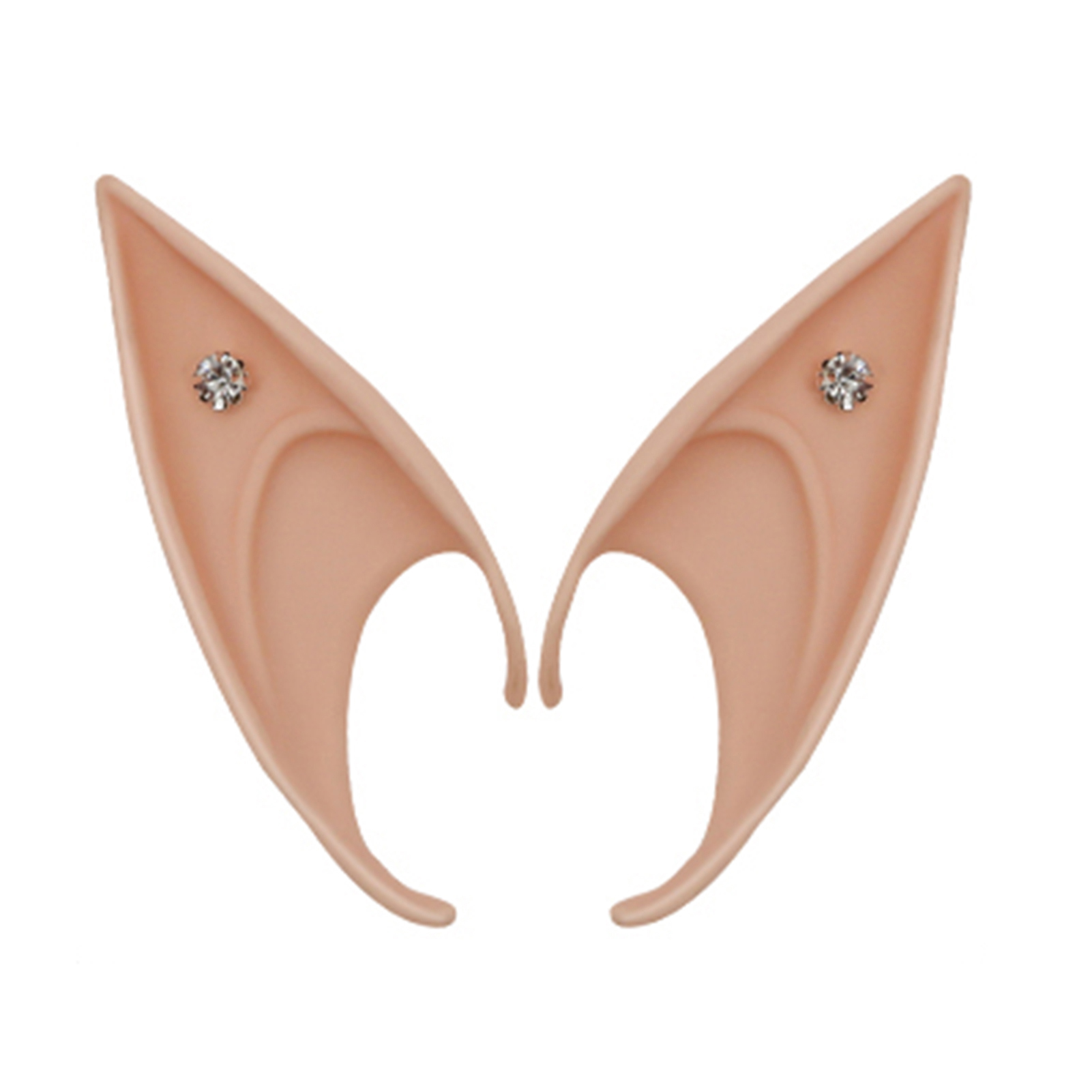 Postuois 1 Pair Elf Ears Realistic High Simulation Soft Stage Props ...