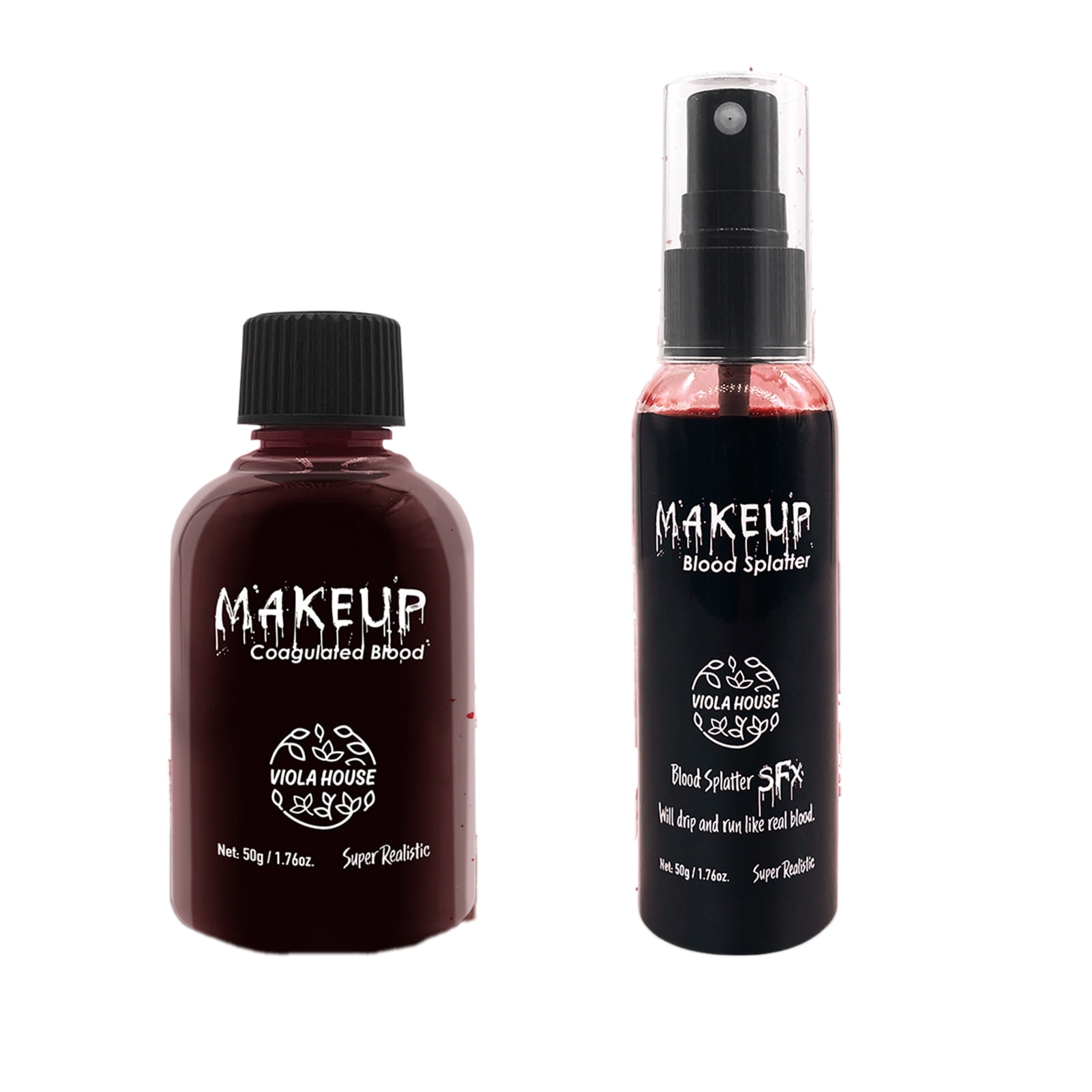 Postuois 1 Set 50ML Halloween Fake Blood Create Dripping Blood Splatter ...