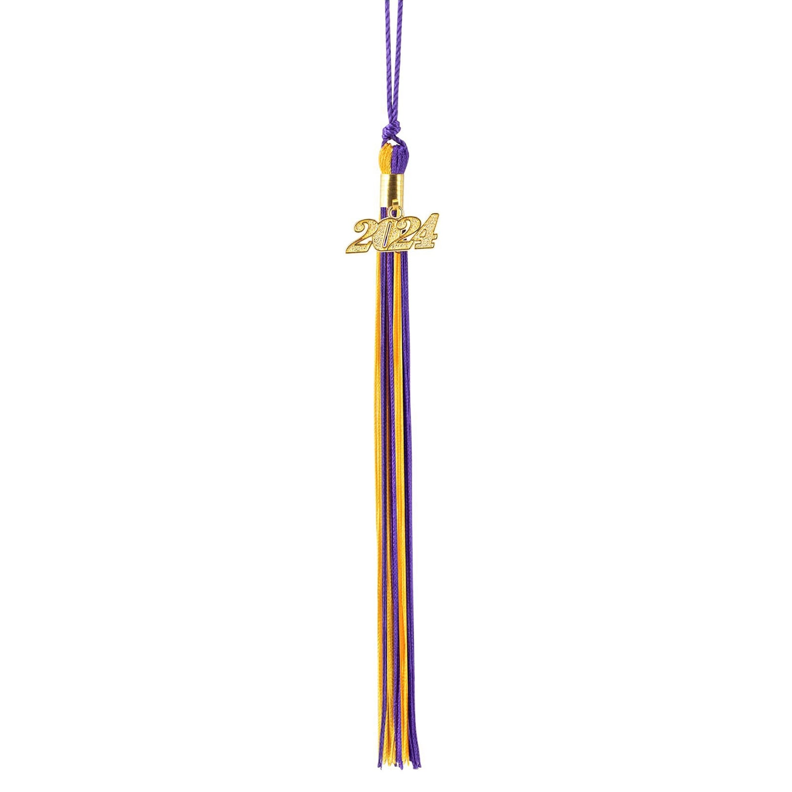 Postuois 2024 Golden Charm Graduation Tassel Bright Colors Adult Kids ...