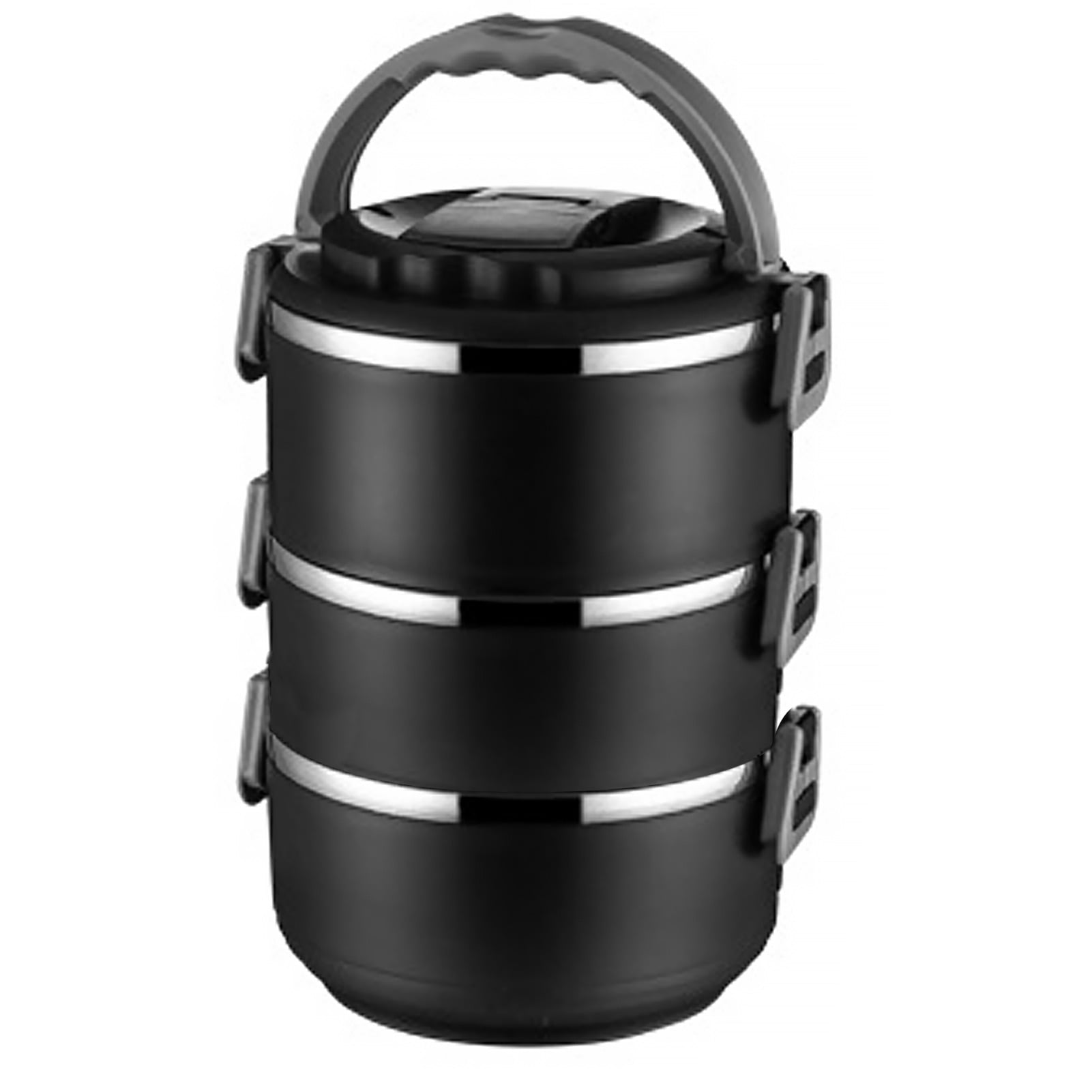 Postuois 800/1600/2400ML Large Capacity Bento Boxes Leak-Proof Stainless Steel Household ...