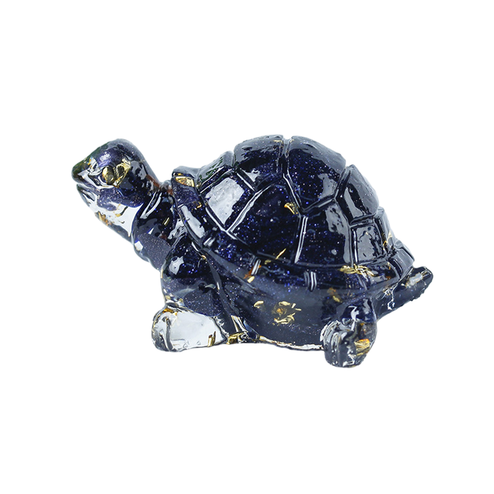 Postuois Faux Crystal Turtle Figurine Artificial Tortoise Miniature ...