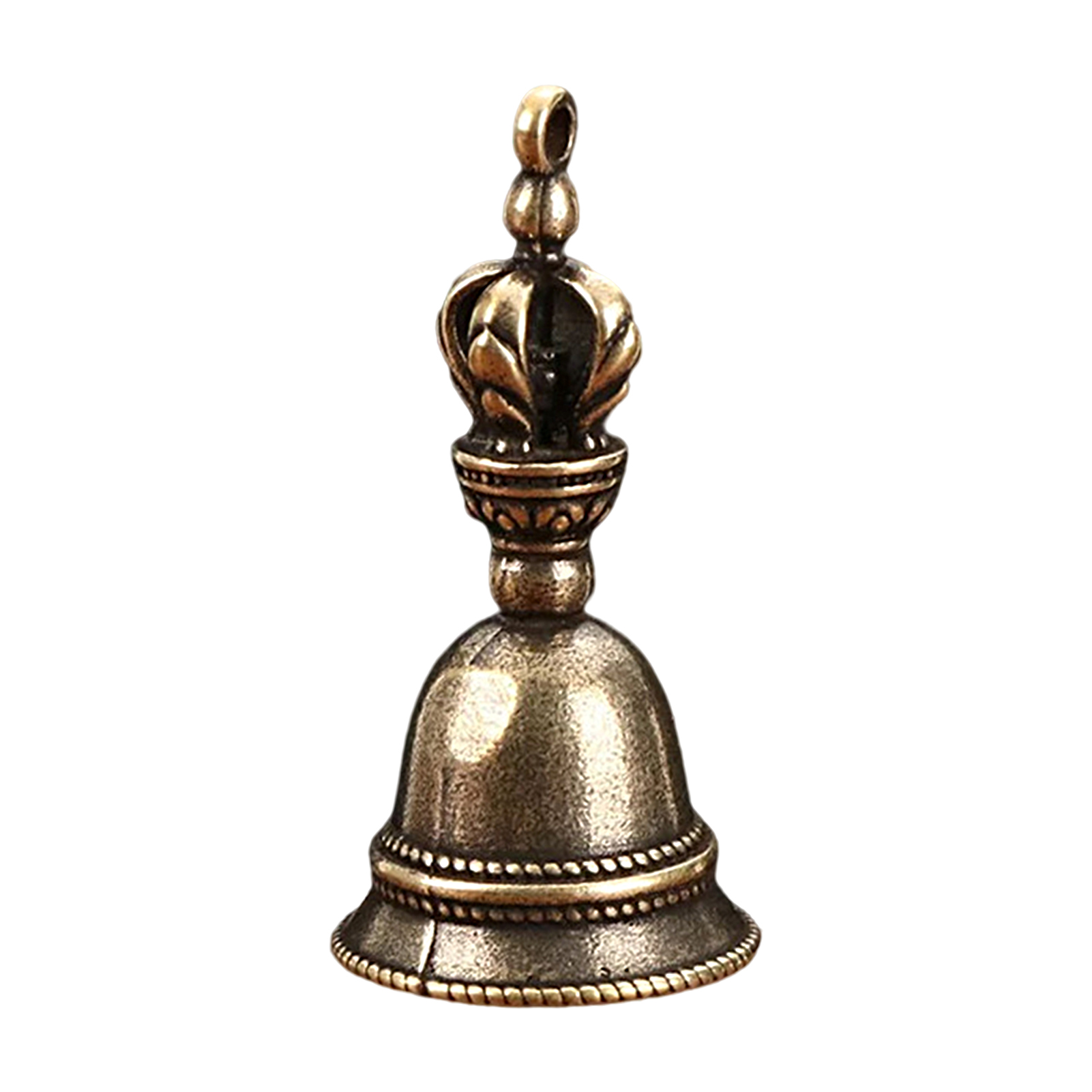 Postuois Old Bronze Bell Finely Build Decorative Compact Decorate Non ...