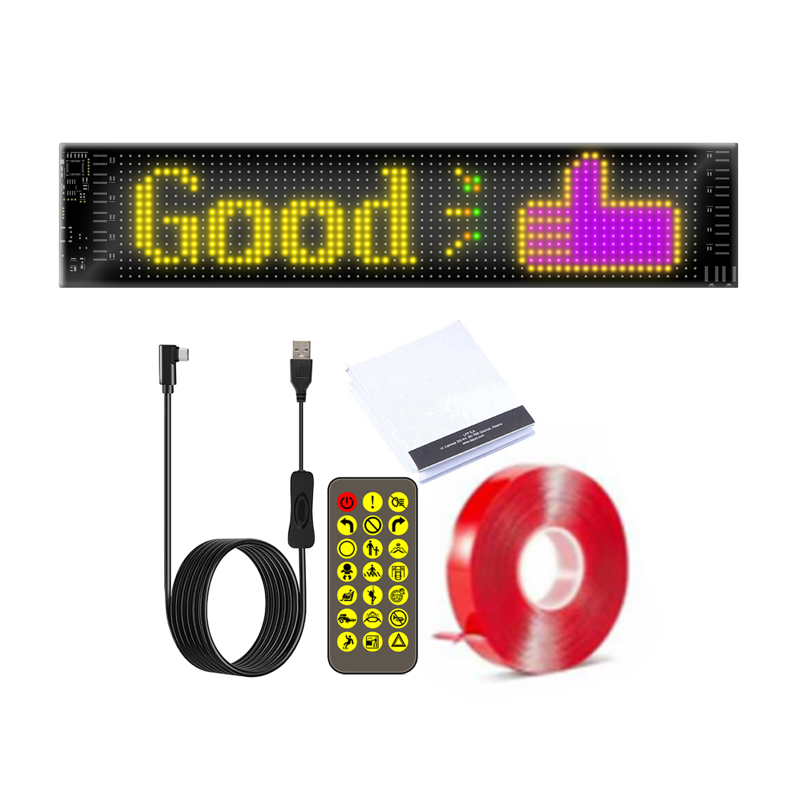 Postuois Scrolling LED Display Programmable Flexible for Matrix Panel ...