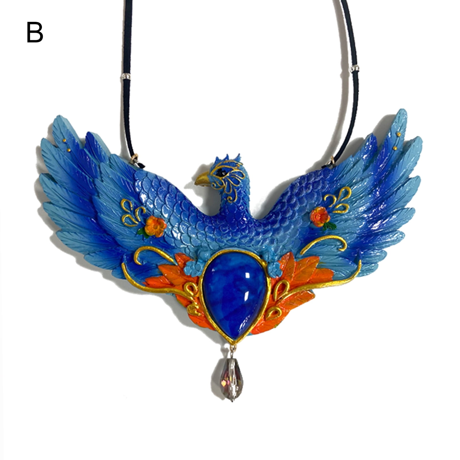 Postuois Sophisticated Texture Phoenix Pendant Eye-catching Resin ...