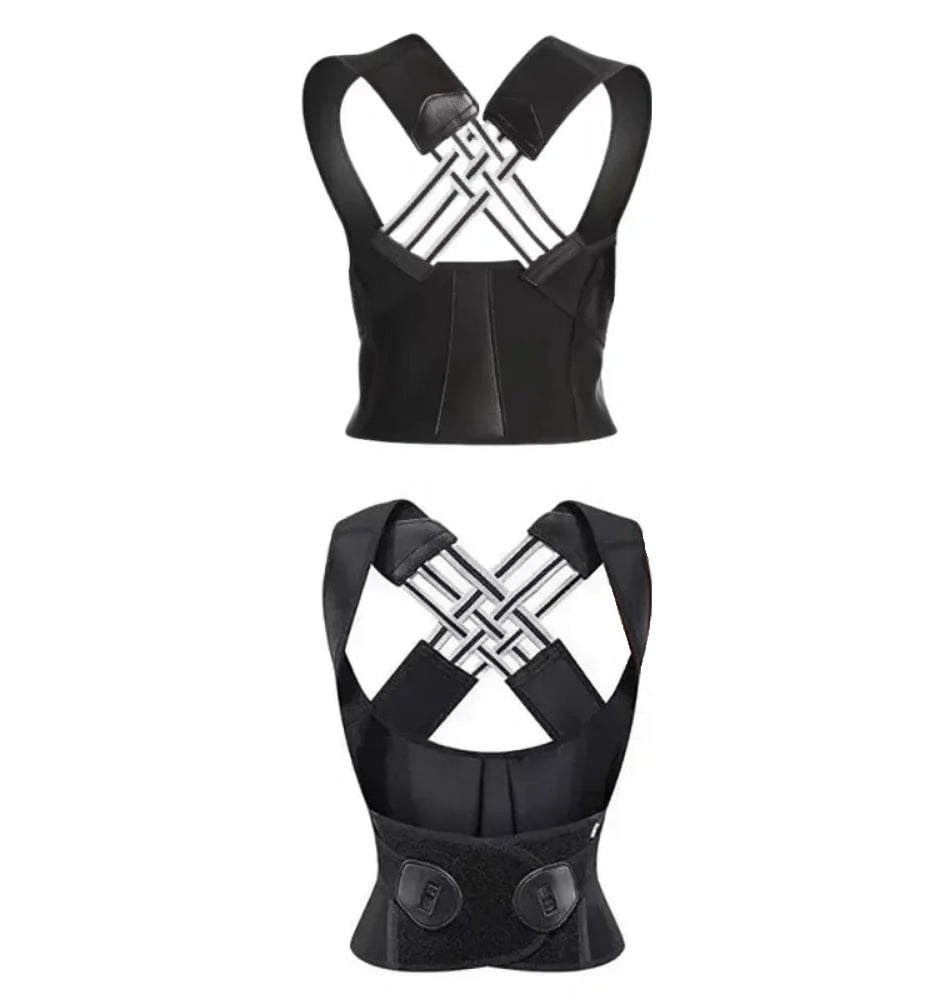 Posture Back Brace Adjustable Back Support Strap to Men and Women ...