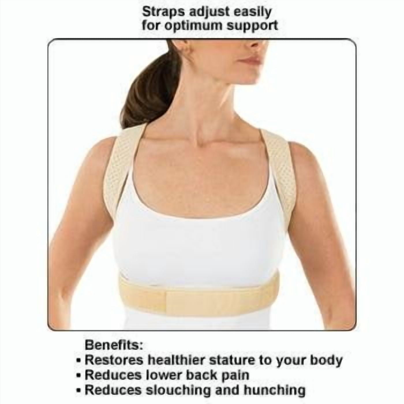 Posture Corrective Brace- Beige 22"-46" - Walmart.com