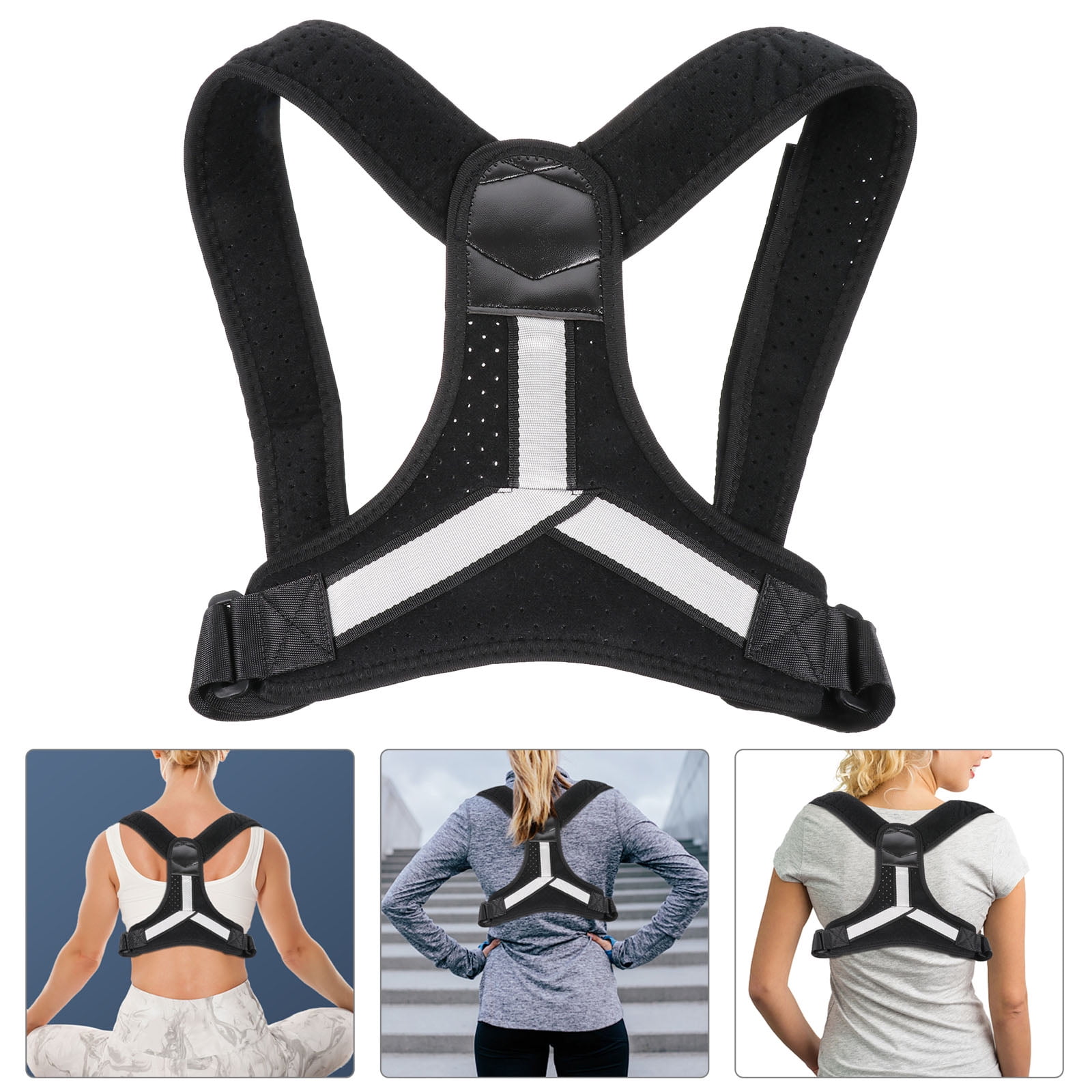 Posture Corrector Posture Strap Adjustable Back Comfortable Spinal ...