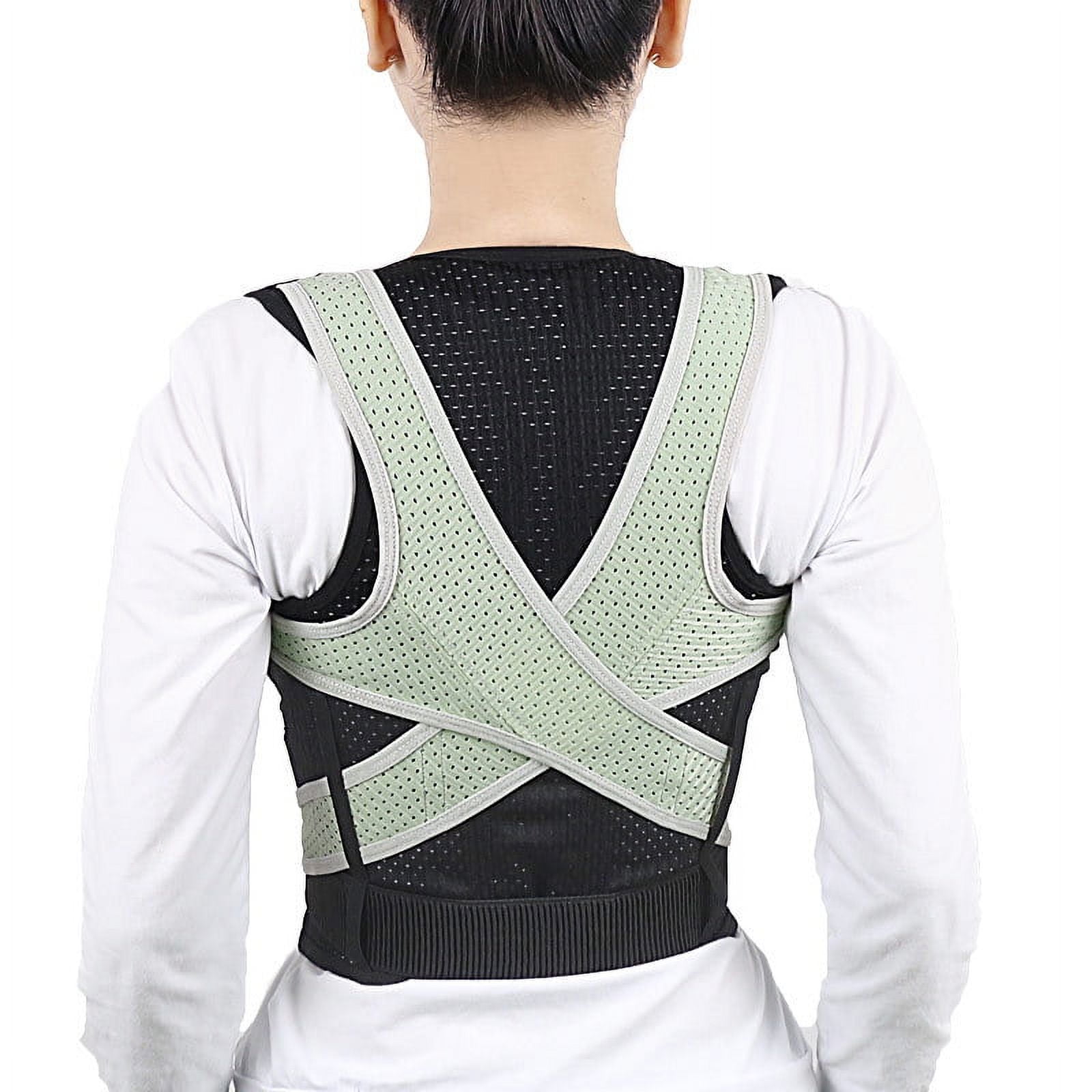 Posture Corrector Upper Back Straightener Brace Comfortable Upright ...