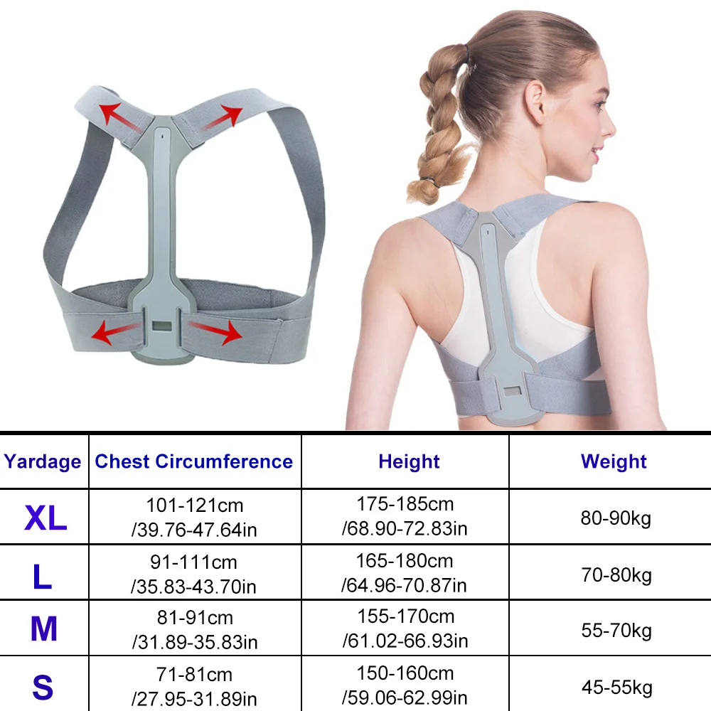 Posture Corrector Upper Postural Brace for Support Providing Shoulder ...