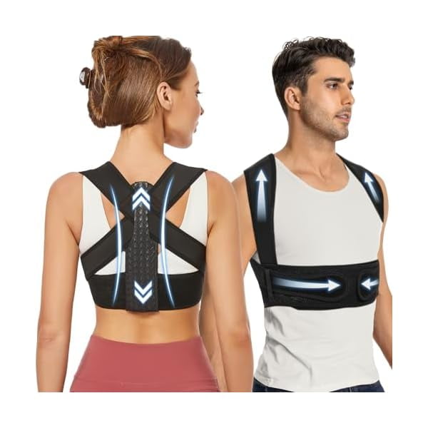 Posture Corrector for Women, Back Brace Posture Corrector Neck Hump ...