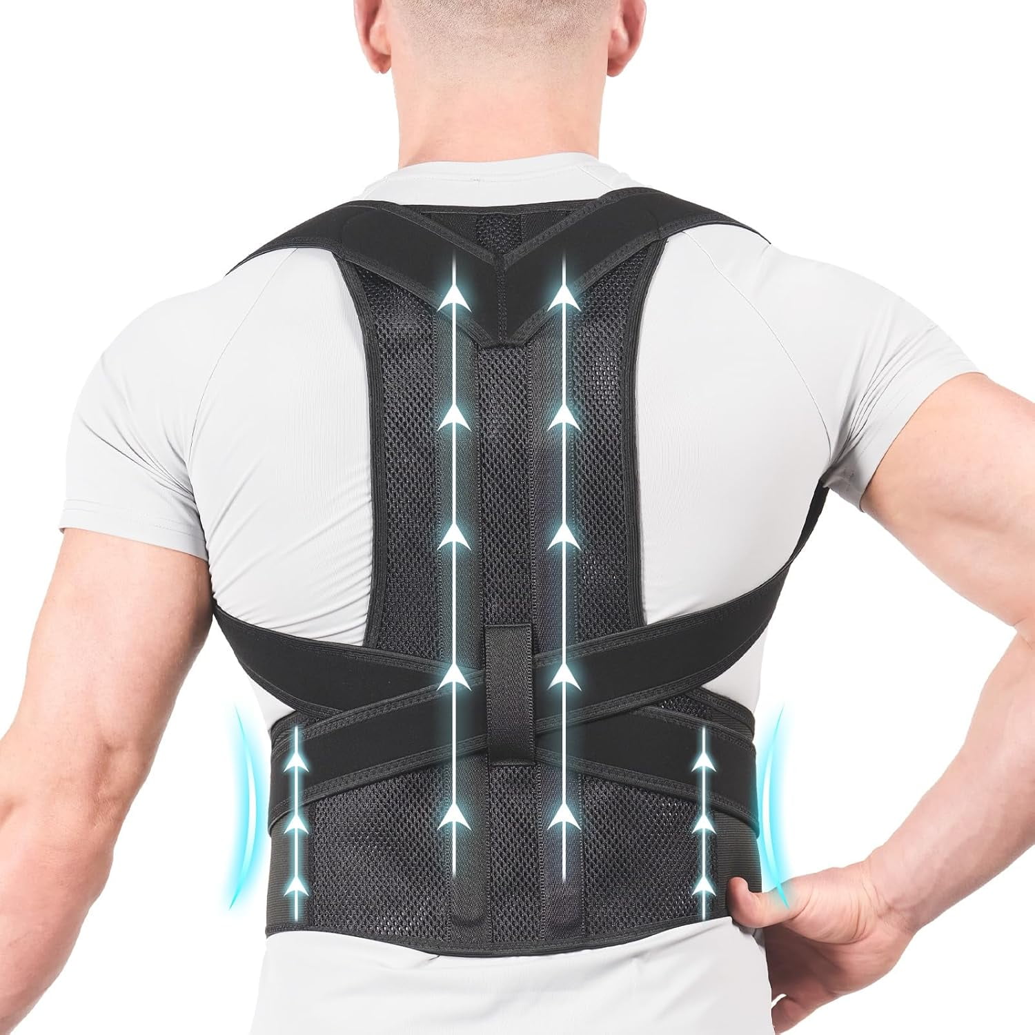 Posture Corrector for Women and Men,Adjustable Back Braces Support ...