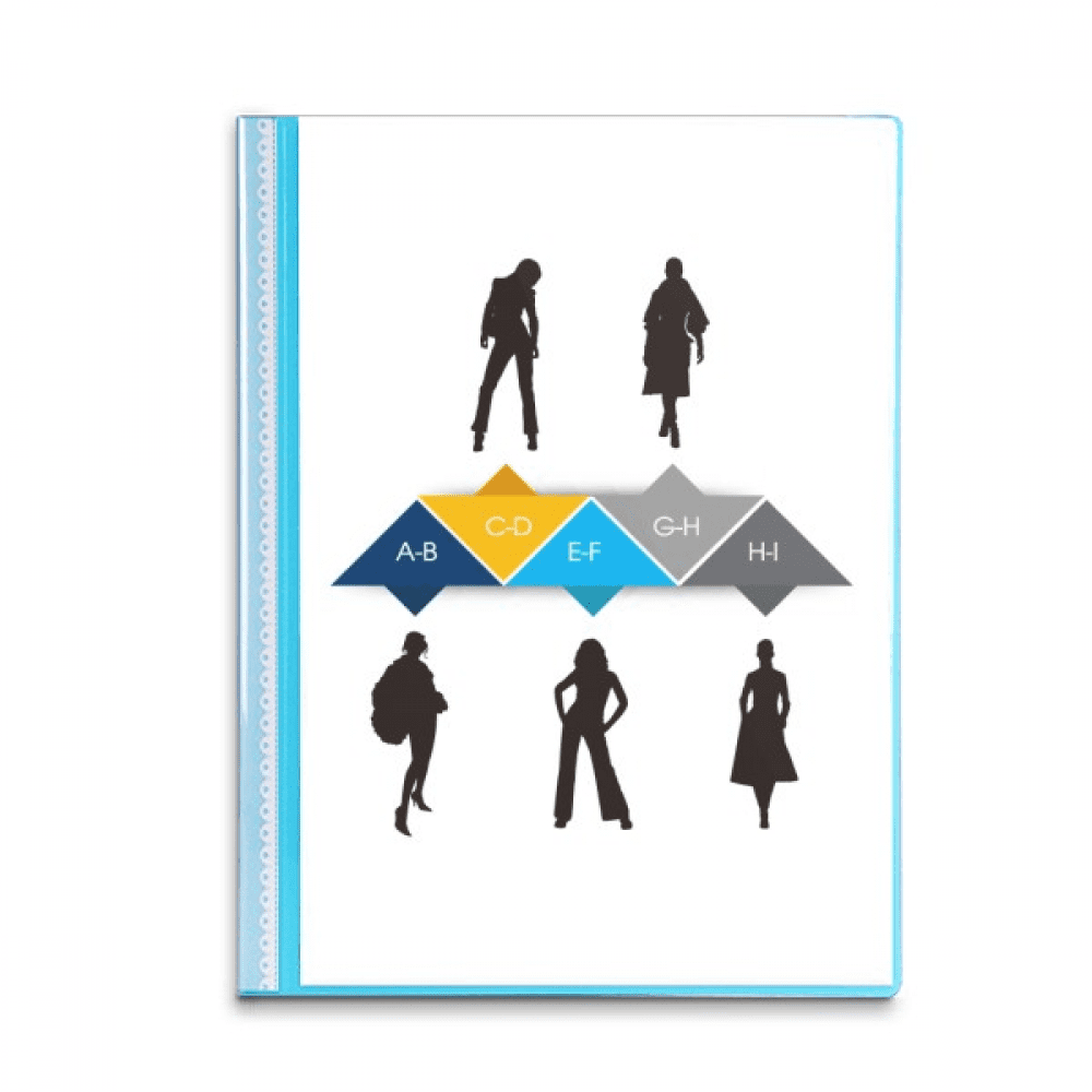 Posture Selection Outline Models Book Sheet Protectors Portfolio Binder ...