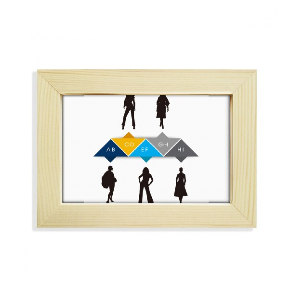 Posture Selection Outline Models Desktop Decorate Photo Frame Picture ...