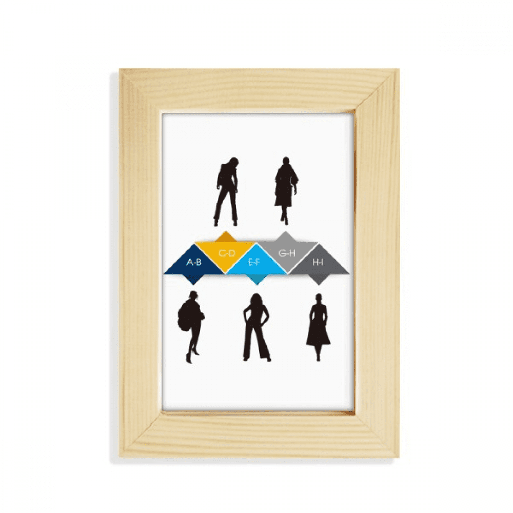 Posture Selection Outline Models Desktop Display Photo Frame Picture ...