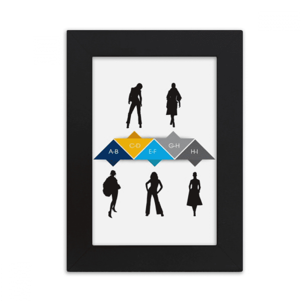 Posture Selection Outline Models Desktop Photo Frame Picture Display ...
