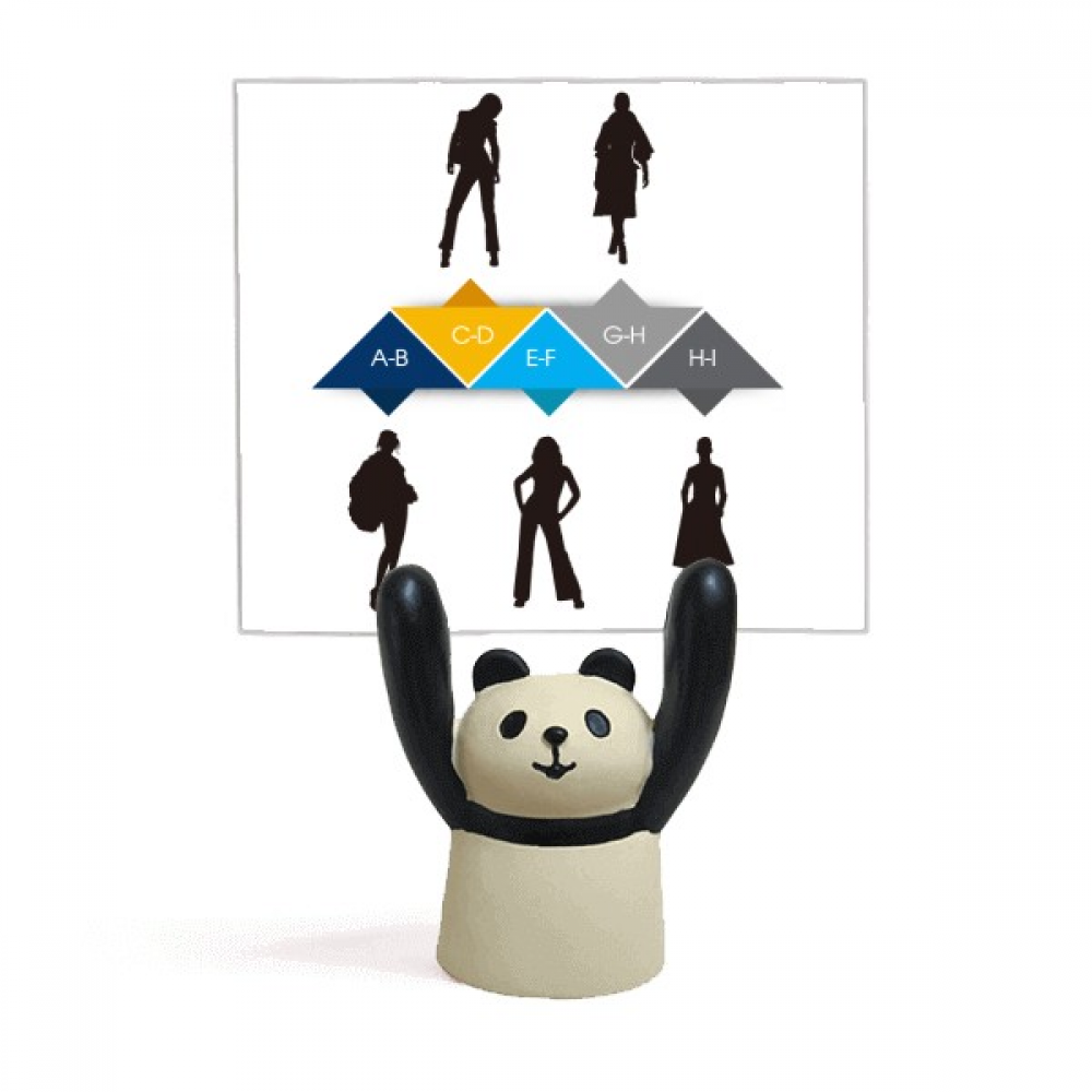 Posture Selection Outline Models Memo Holder Cartoon Animal Panda Stand Decoration - Walmart.com