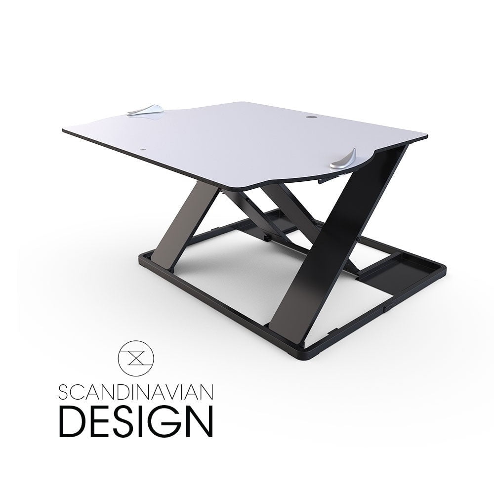 Posturite Opløft Sit-Stand Platform Monitor Arm: Opløft Desk - Walmart.com