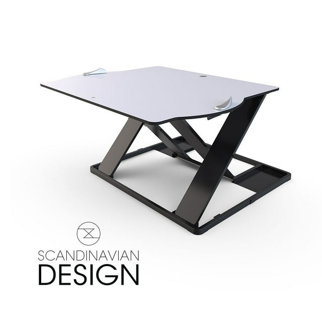 Posturite Opløft Sit-Stand Platform Monitor Arm: Opløft Desk - Walmart.com