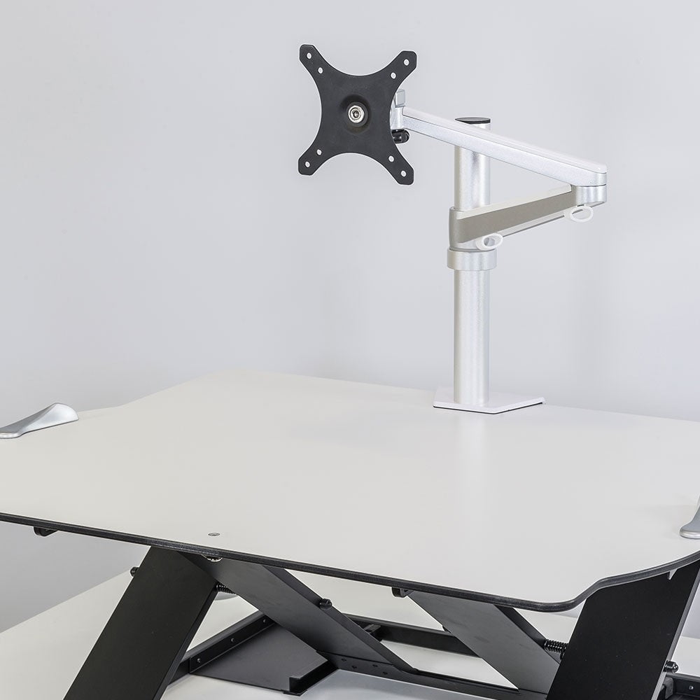 Posturite Opløft Sit-Stand Platform Monitor Arm: Opløft Single Monitor ...