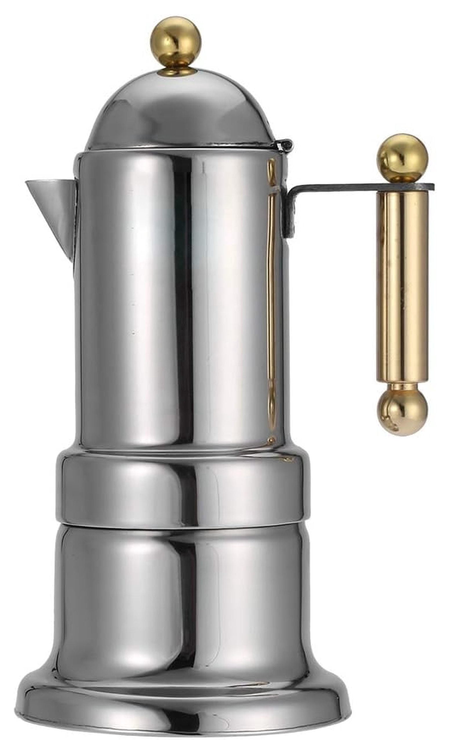 Pot, 200Ml Stainless Steel Coffee Pot Stove Top Coffee Maker with ...