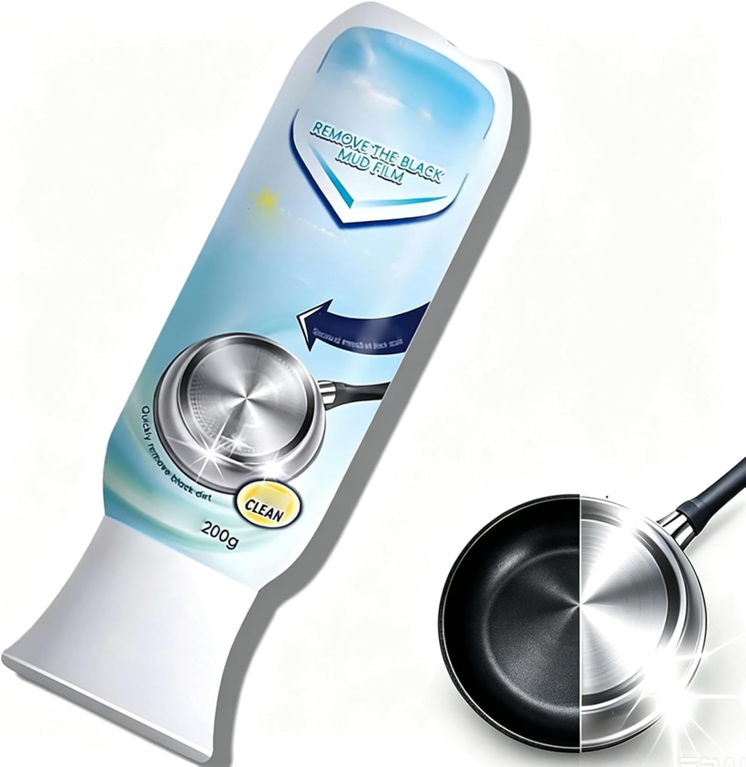 Pot Bottom Black Stain Remover, Remove Black Pot Stain, Heavy Duty Pot ...
