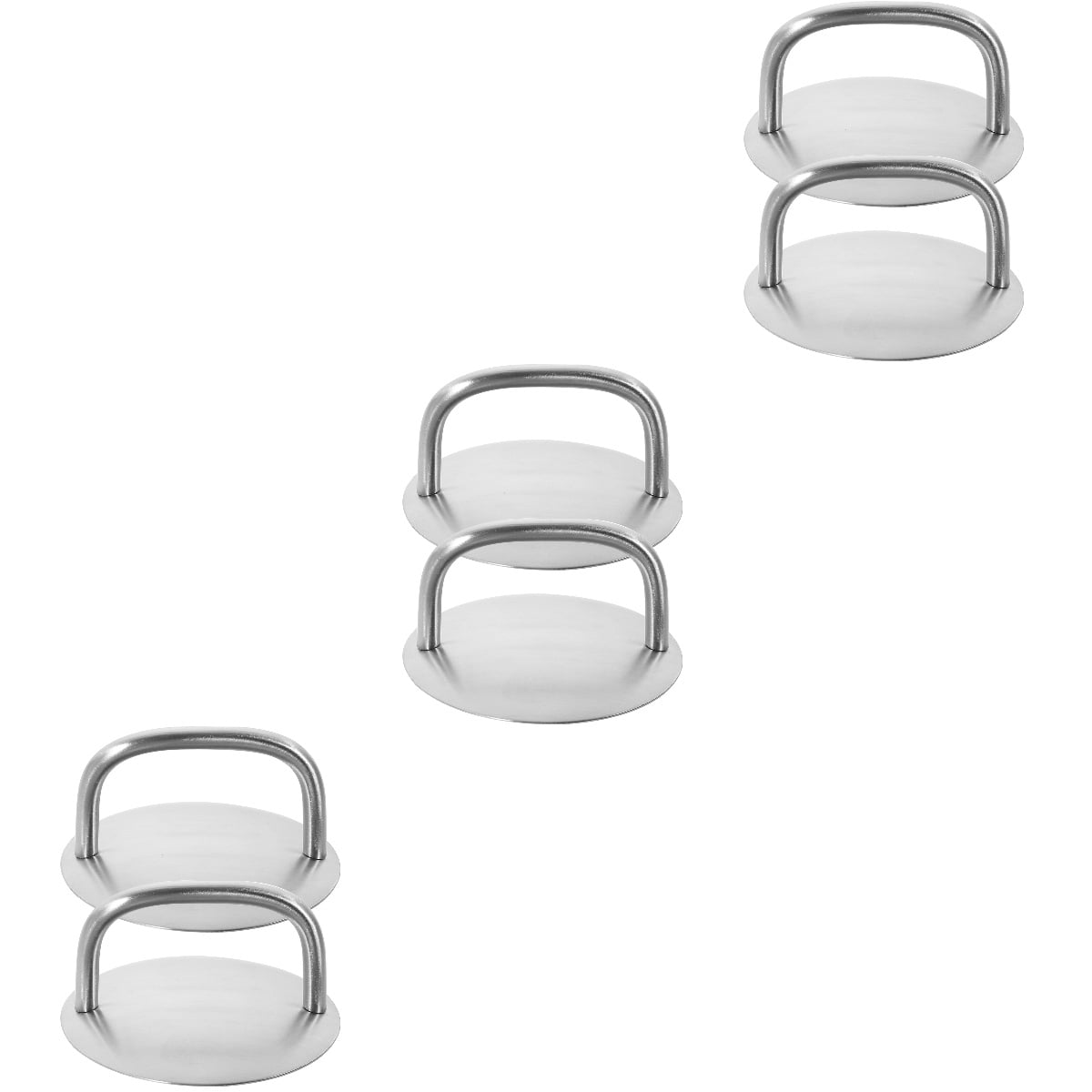 Pot Cap 6 Pcs Small Pan Lid Knobs Glass Cookware Stainless Steel ...