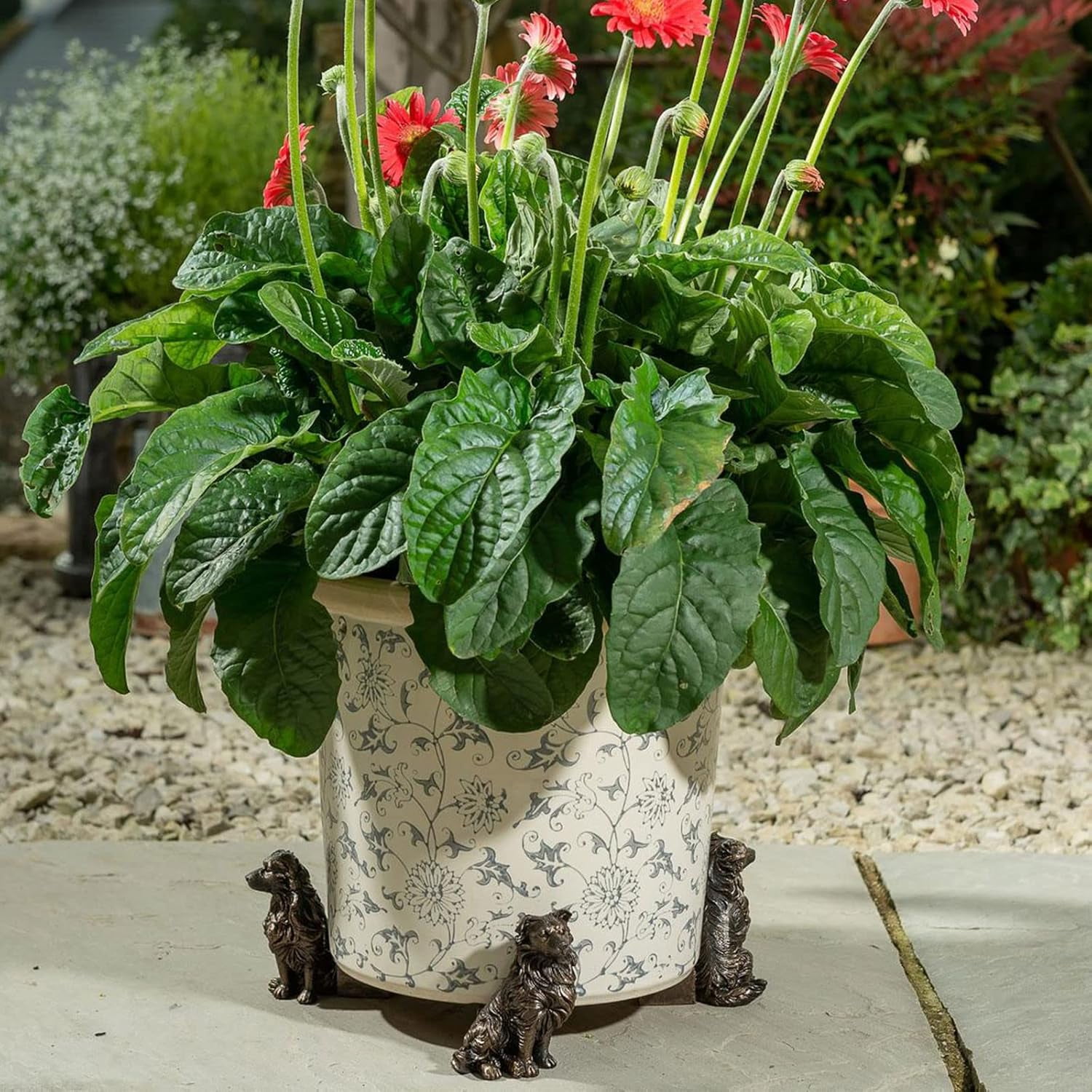 Pot Feet For Outdoor Planters, Animal Figures Plant Stand Flower Pot ...