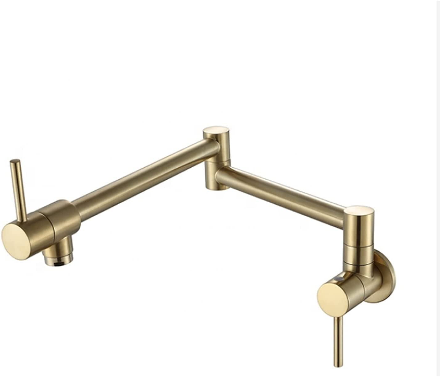 Pot Filler All-Copper Single Cold Kitchen 360° Rotating Folding into ...