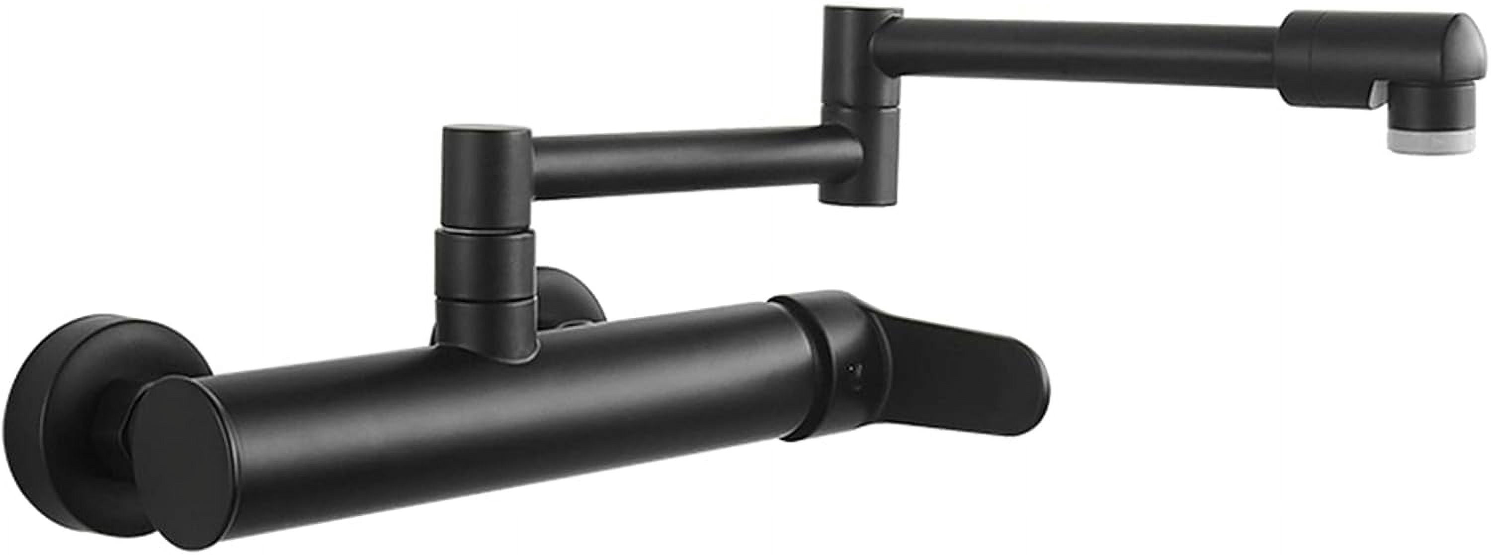 Pot Filler Brass Wall Mount Kitchen 360° Swivel Folding Kitchen Sink ...