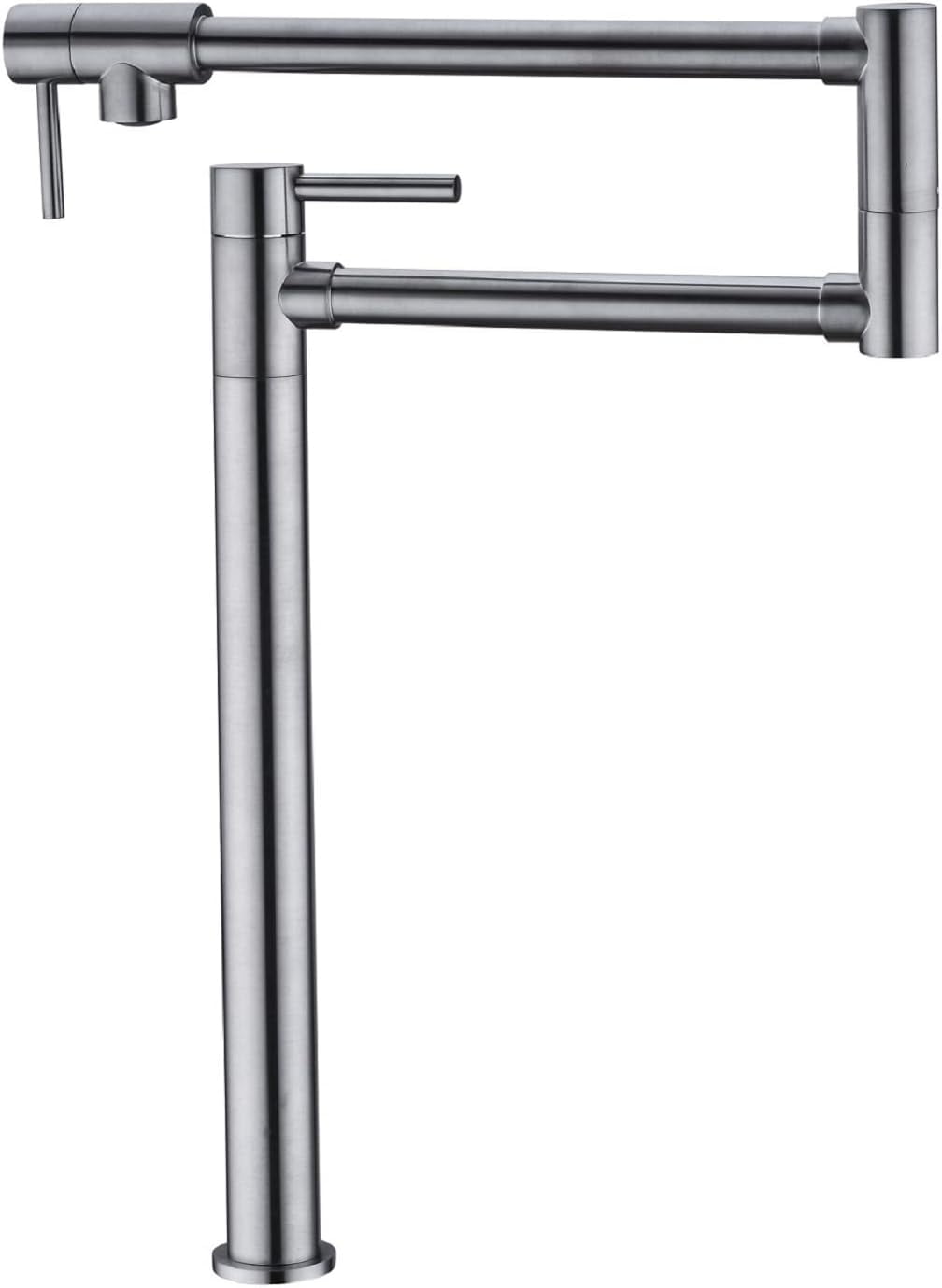 Pot Filler Faucet Brushed Nickel Finish with Extension Shank, Brass ...