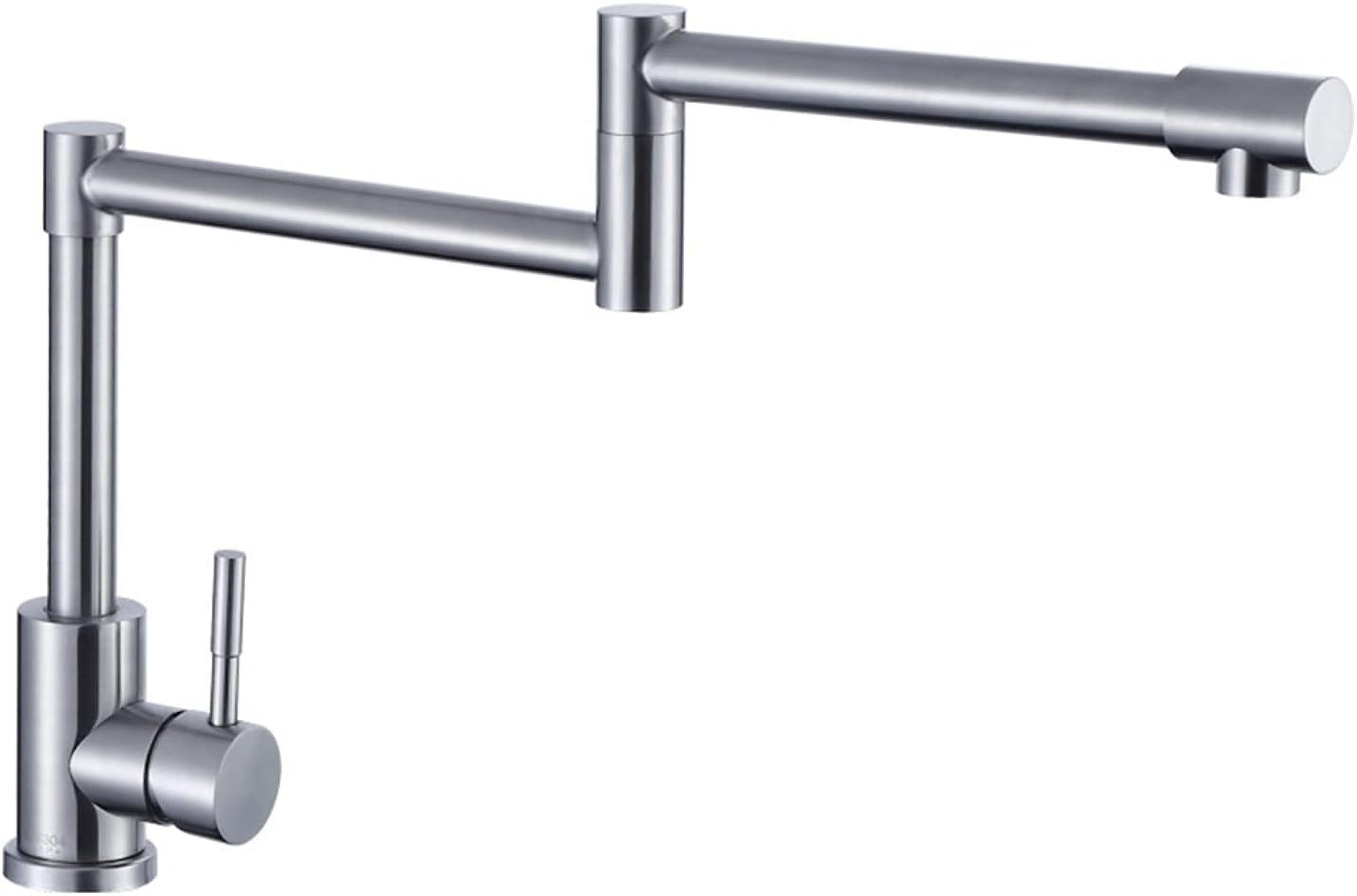 Pot Filler Faucet, Rotating Folding Kitchen Faucet, Deck Mounted ...