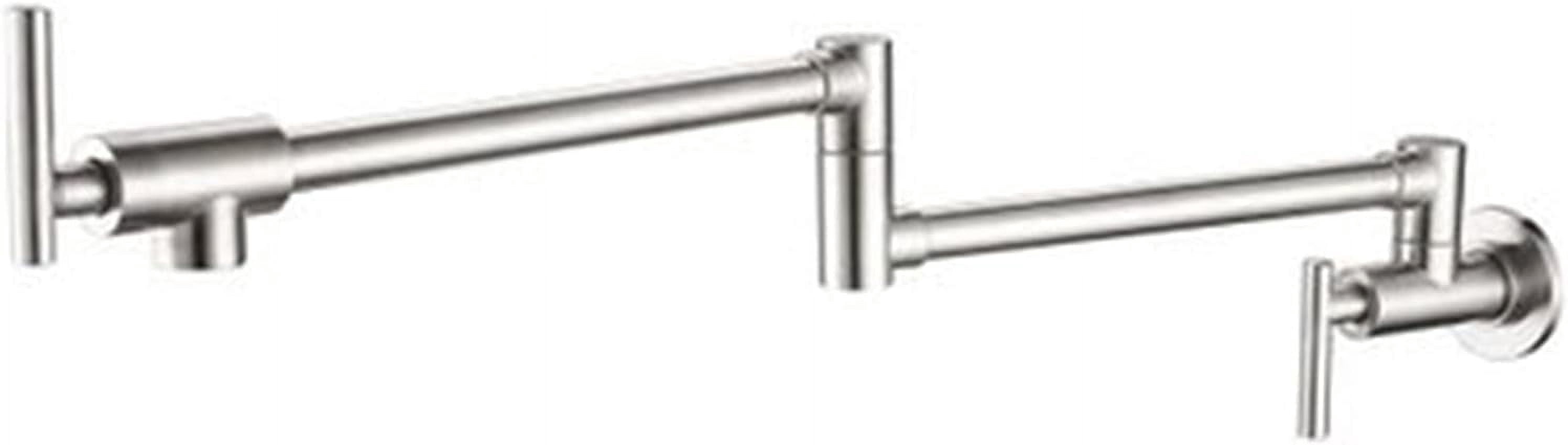 Pot Filler Faucet, Wall Mount Kitchen Stove Faucet, Brass Folding ...