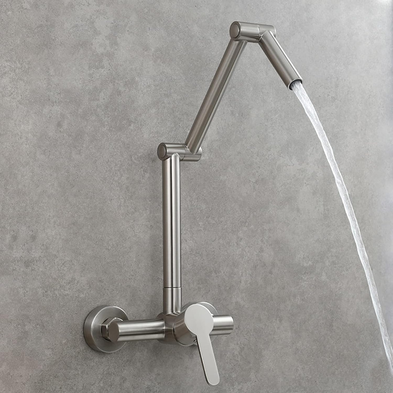 Pot Filler Faucet, Wall Mount Rotatable Folding Kitchen Sink Faucet ...
