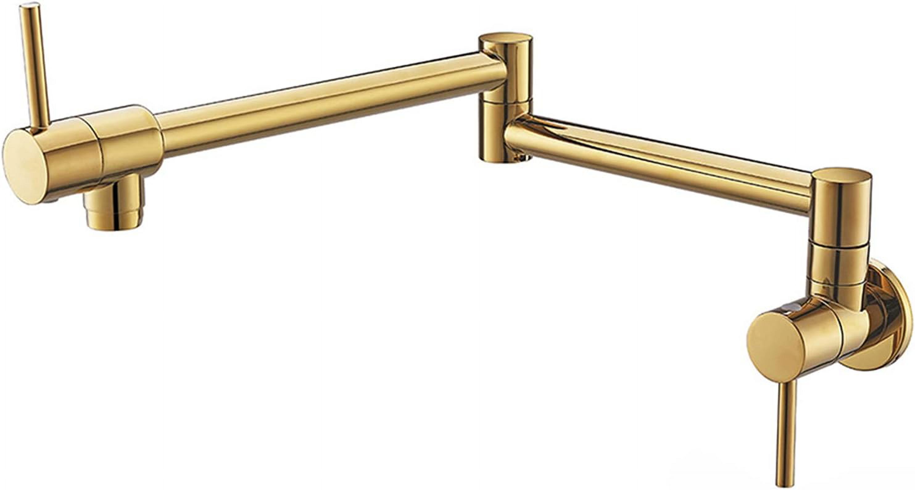 Pot Filler Faucet Wall Mounted Foldable Kitchen Faucet Single Cold ...